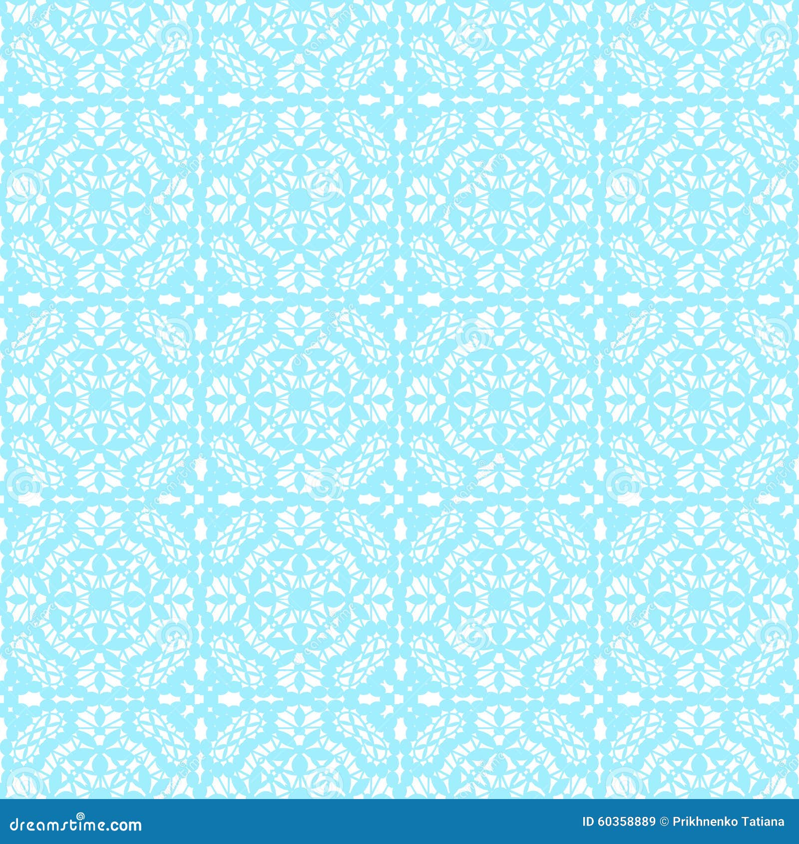 Blue lace pattern stock vector. Illustration of floral - 60358889