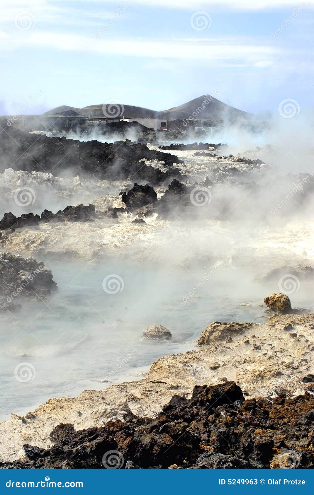 Blue Lagoon Hot Springs stock image. Image of water, volcano - 5249963