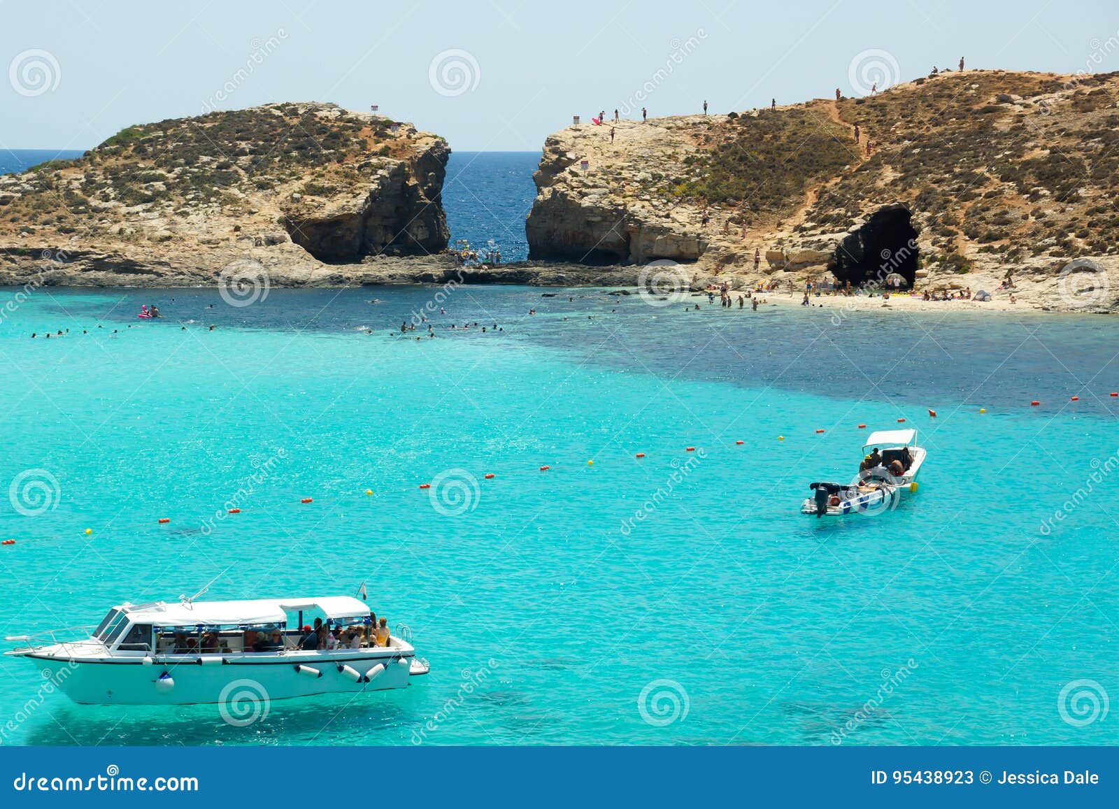 The Blue Lagoon Located on Comino Island in Malta Editorial Stock Photo ...