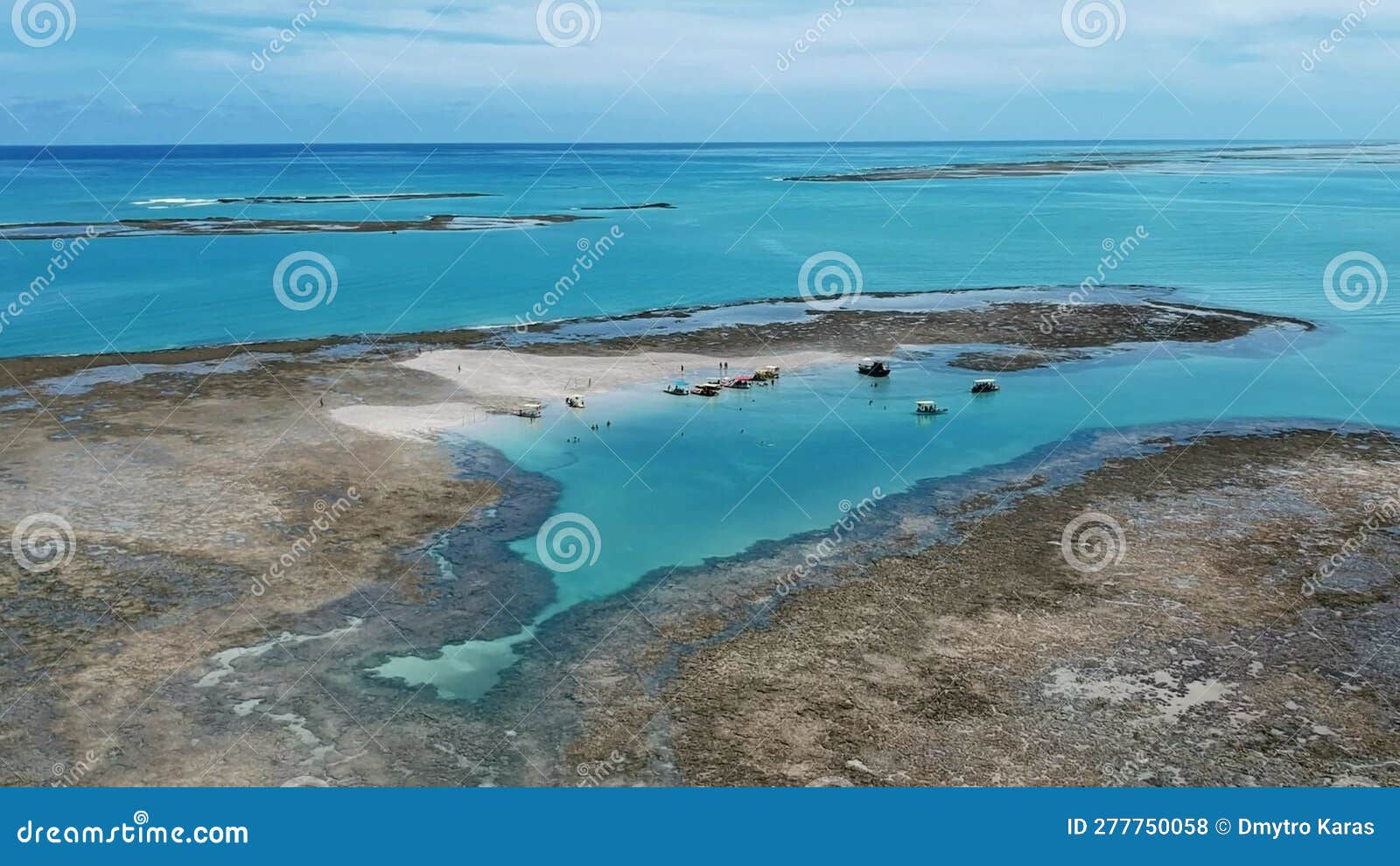 Blue Lagoon with Small Boat Stock Footage - Video of drone, small ...