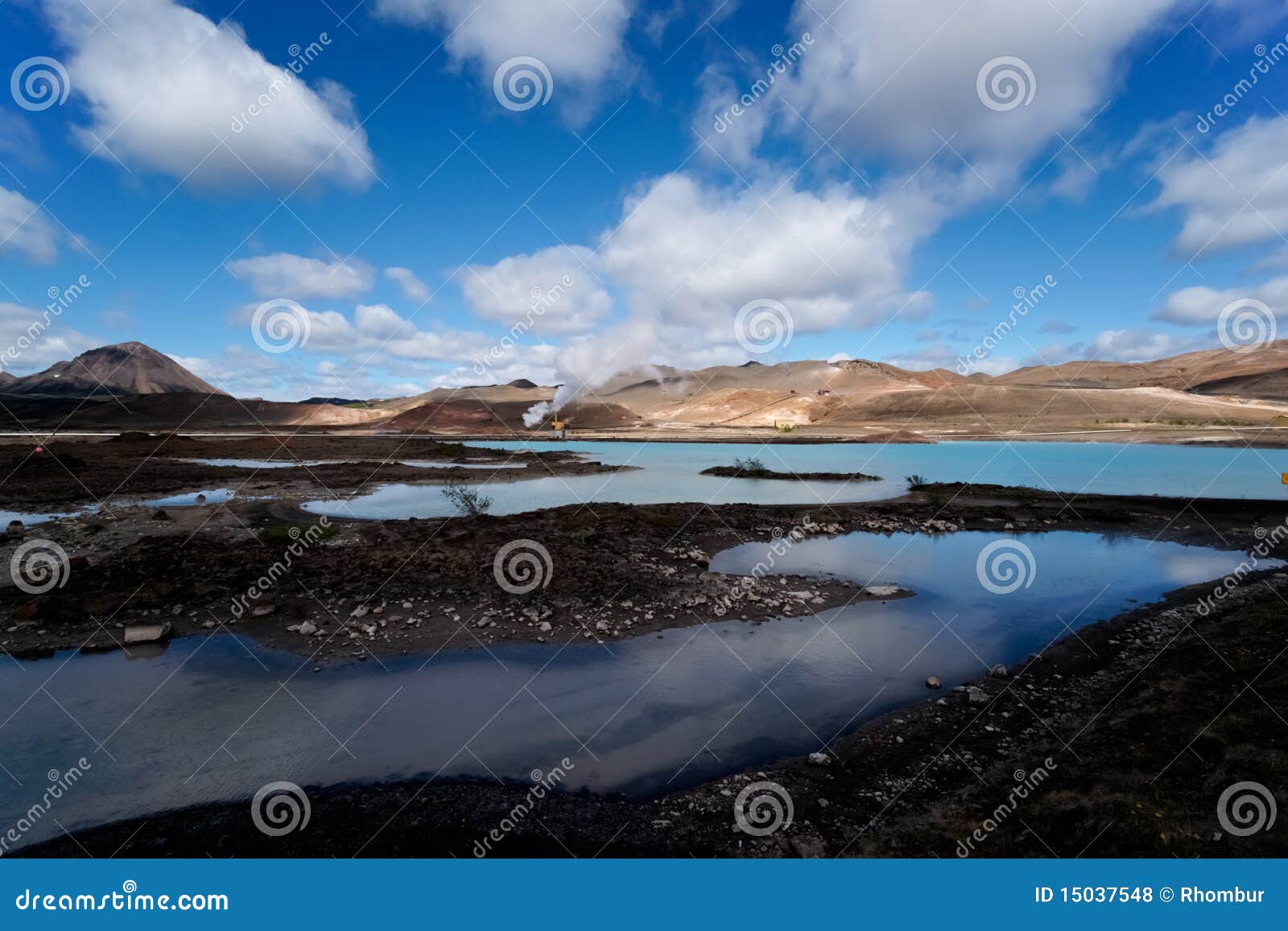 Blue Lagoon and Wide-open Sky Stock Photo - Image of protection, blue ...