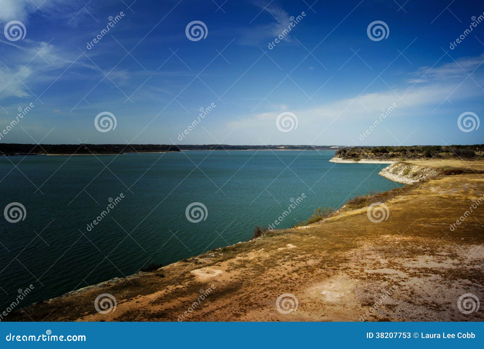 Blue lake stock image. Image of scene, natural, outdoors - 38207753
