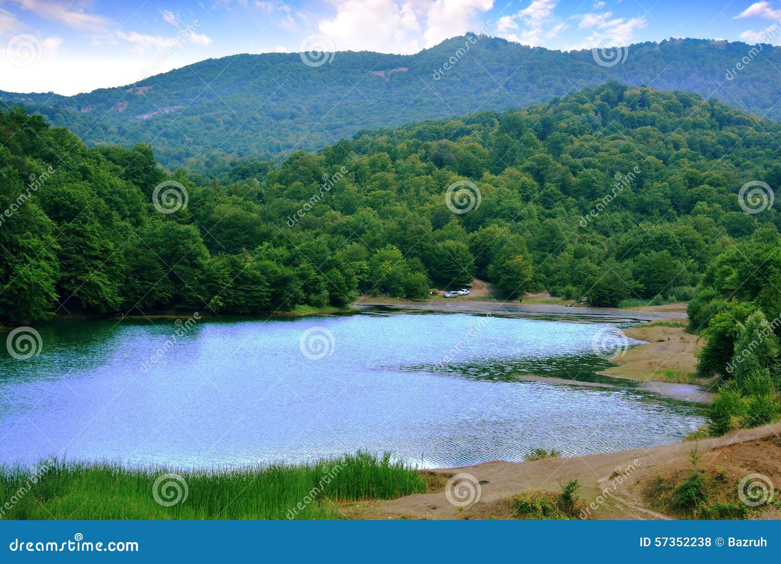 Blue lake stock photo. Image of beautiful, fish, rest - 57352238