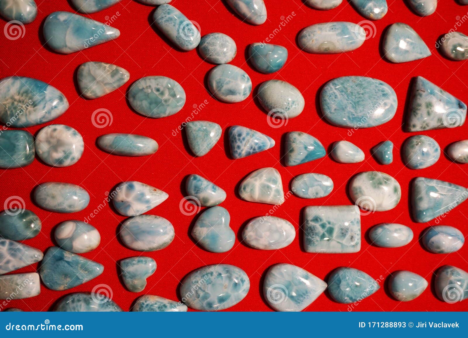 Blue Larimar Mineral Texture Stock Image - Image of republic, turquoise ...