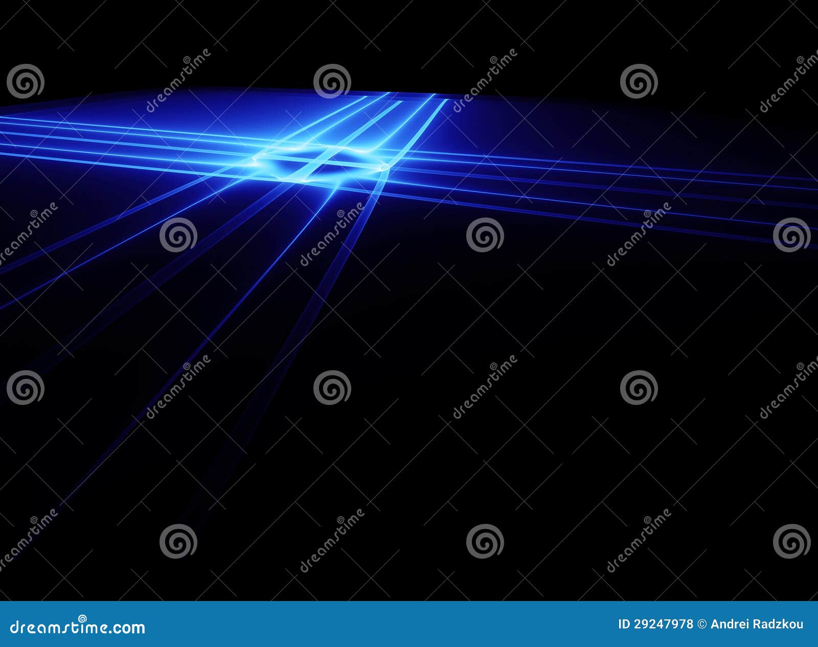 Blue Laser Beam Light Effect Isolated On Transparent Background. Vector ...