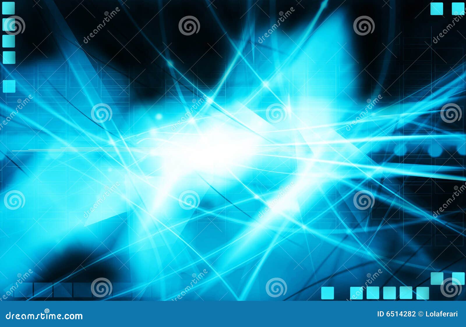 Blue laser background stock illustration. Illustration of line - 6514282