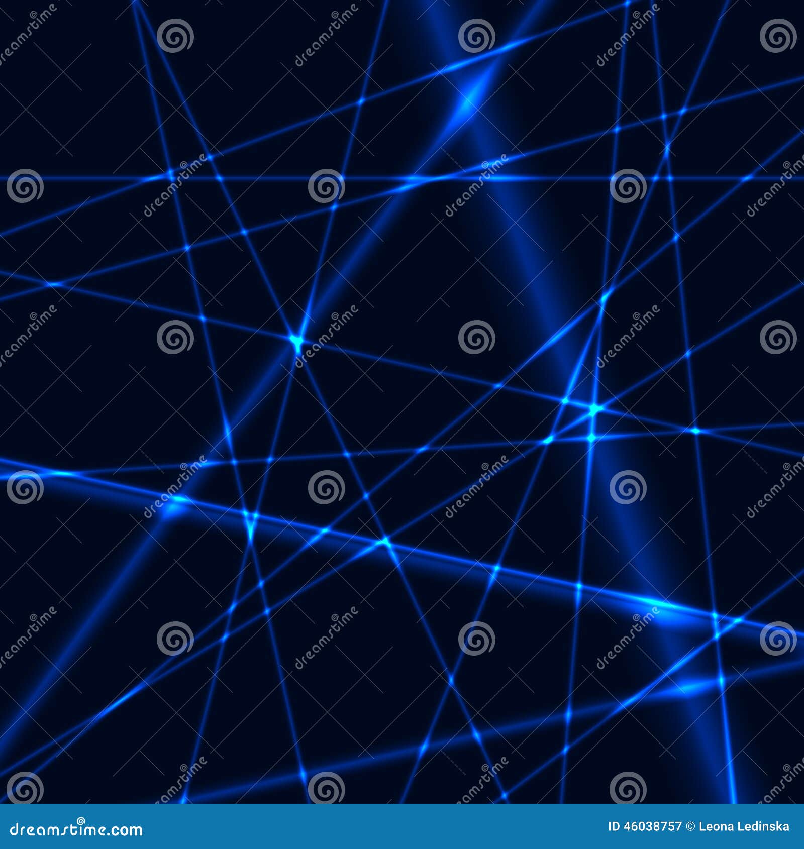 Blue Laser Beam Light Effect Isolated On Transparent Background. Vector ...