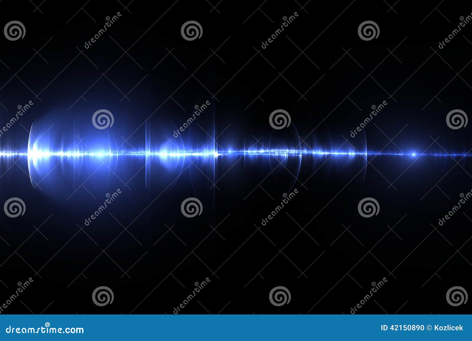 Blue laser beam stock photo. Image of beam, gunshot, digital - 42150890