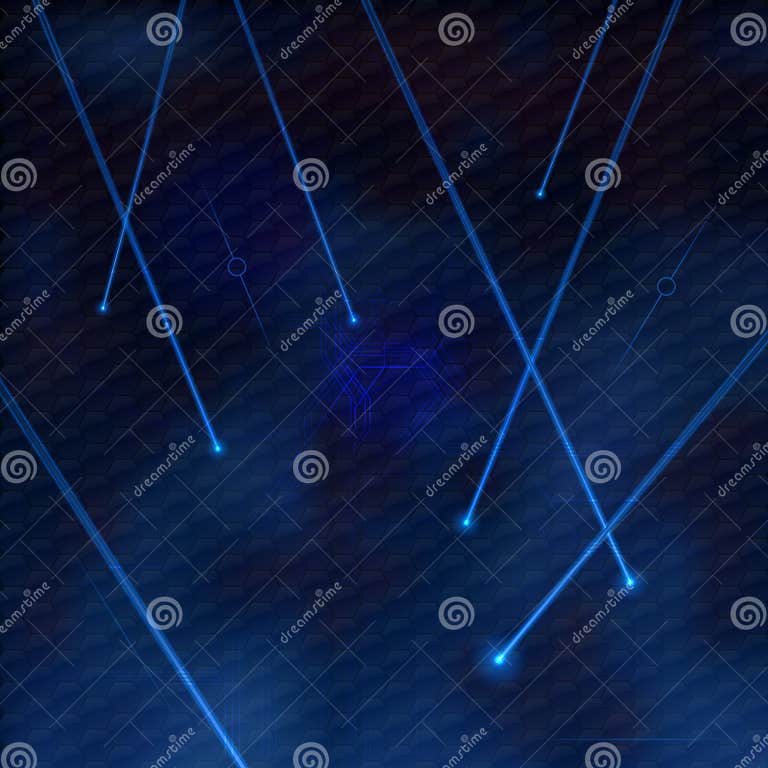 Blue Lasers stock vector. Illustration of backdrop, color - 43606456