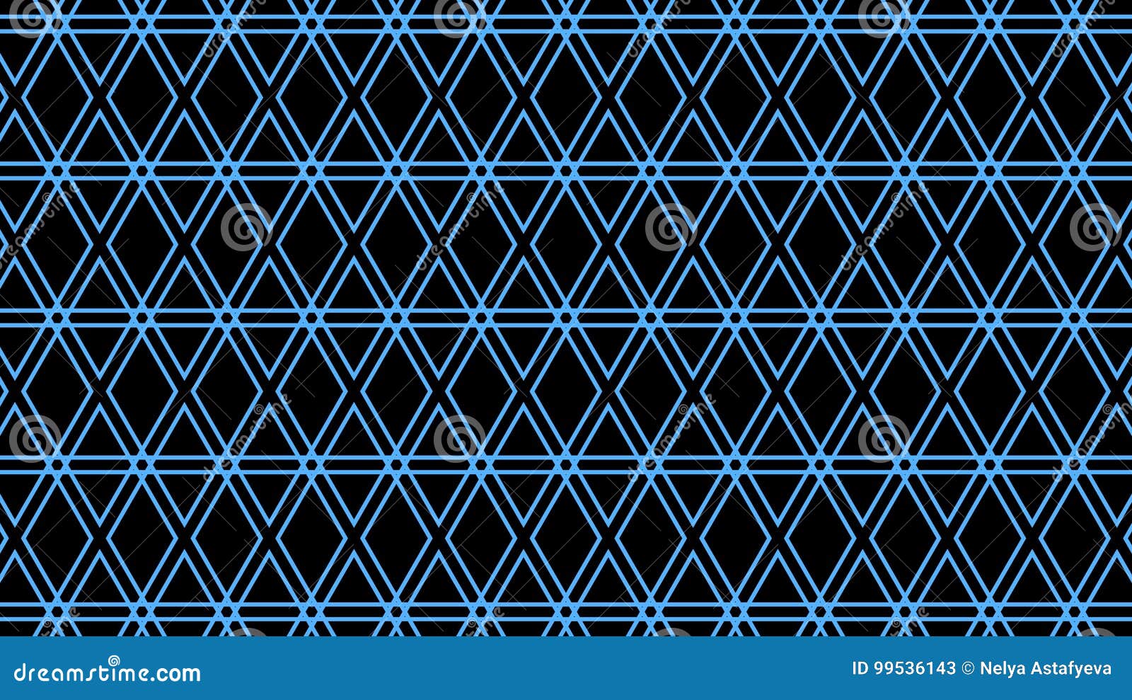 Blue Lattice from Strips of Diamonds Geometric Pattern. Stock ...