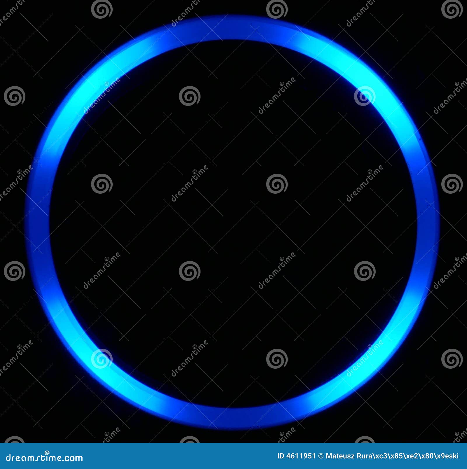 Blue LED Circle stock image. Image of bulb, home, circle - 4611951