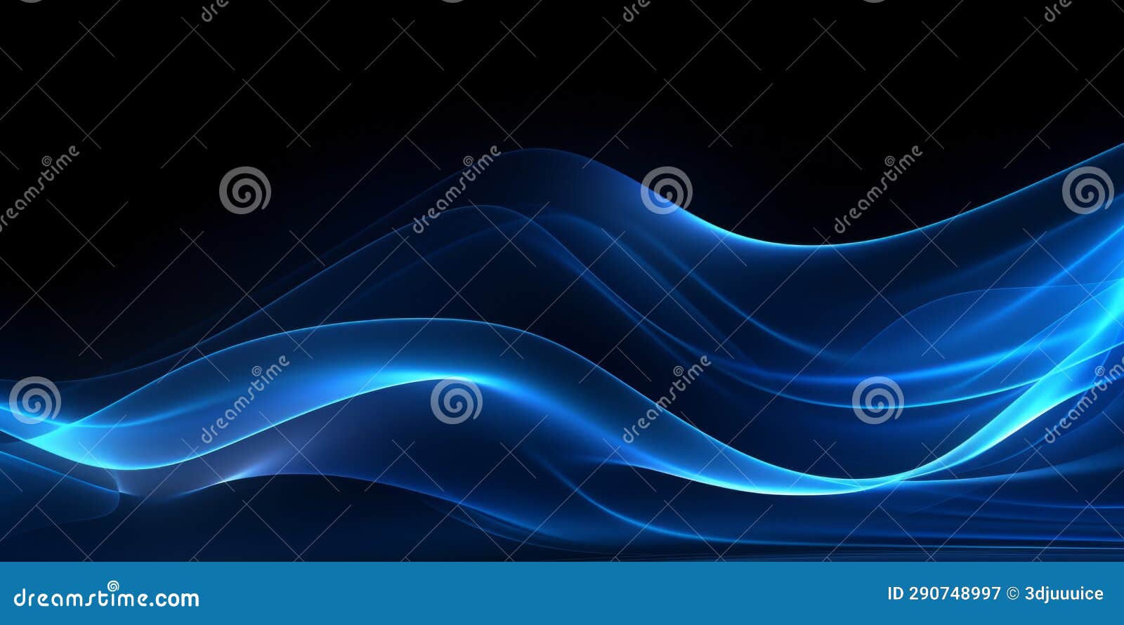 Blue LED Creative Abstract Wavy Texture. Stock Illustration ...