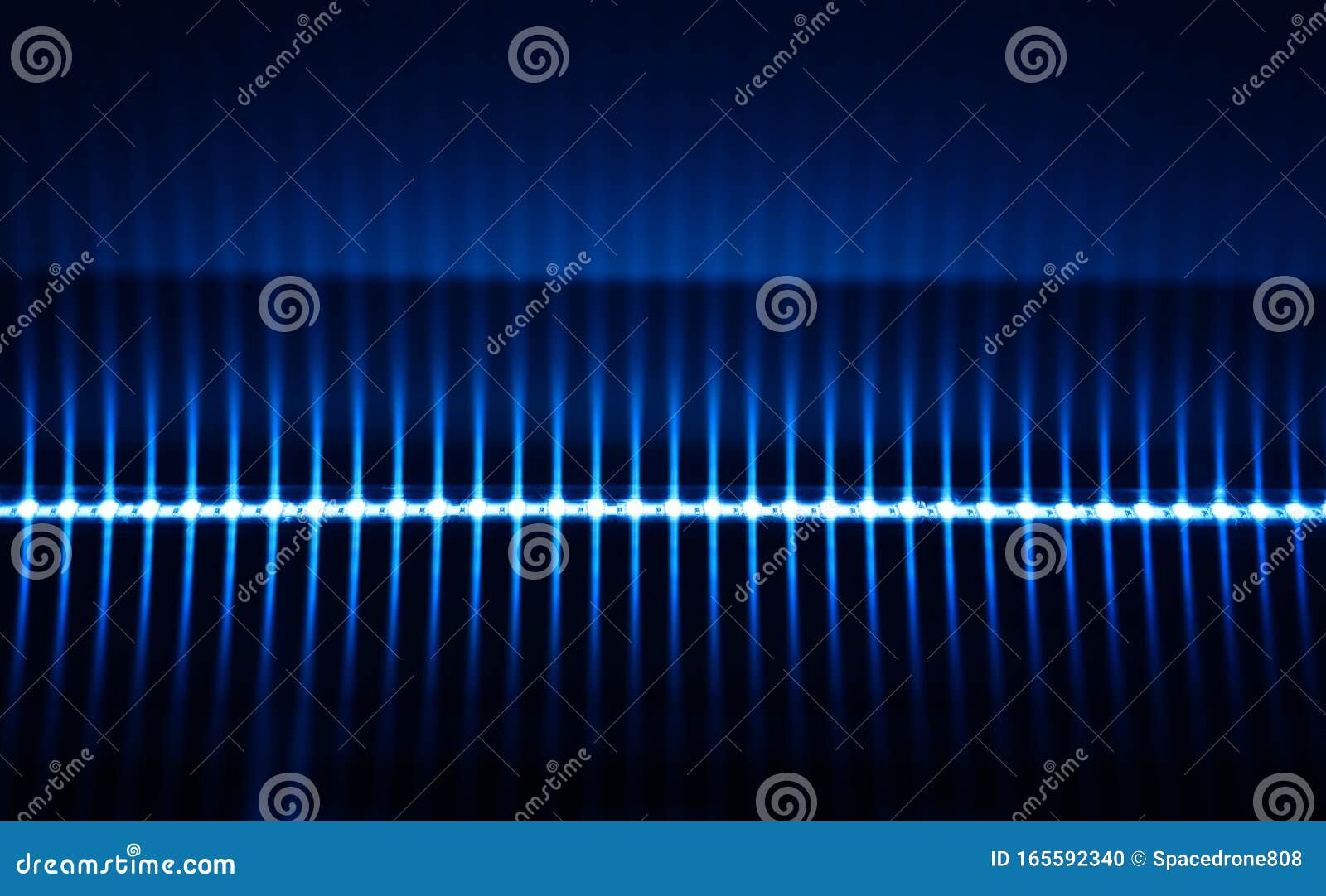 Blue Led Lamps Illumination Texture Background Stock Photo - Image of ...