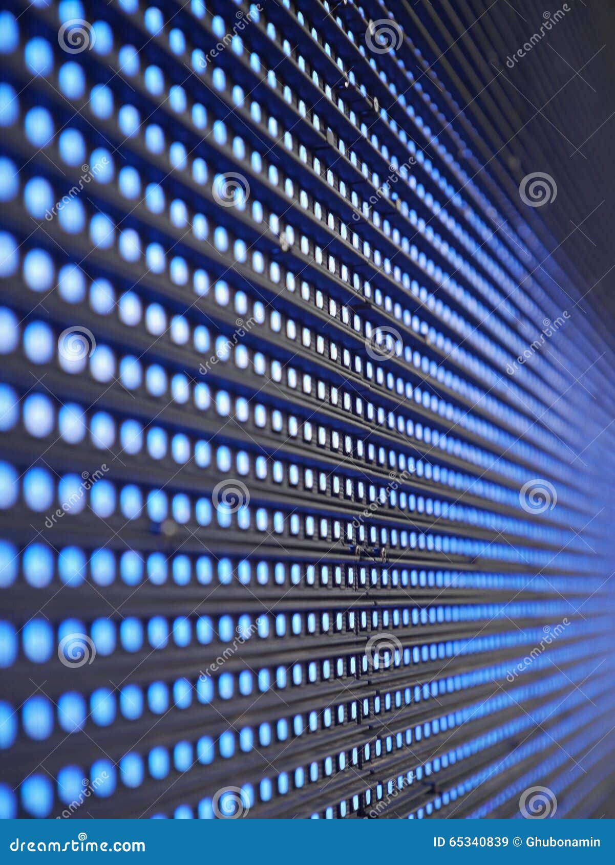 Blue LED screen stock image. Image of spotted, electronic - 65340839