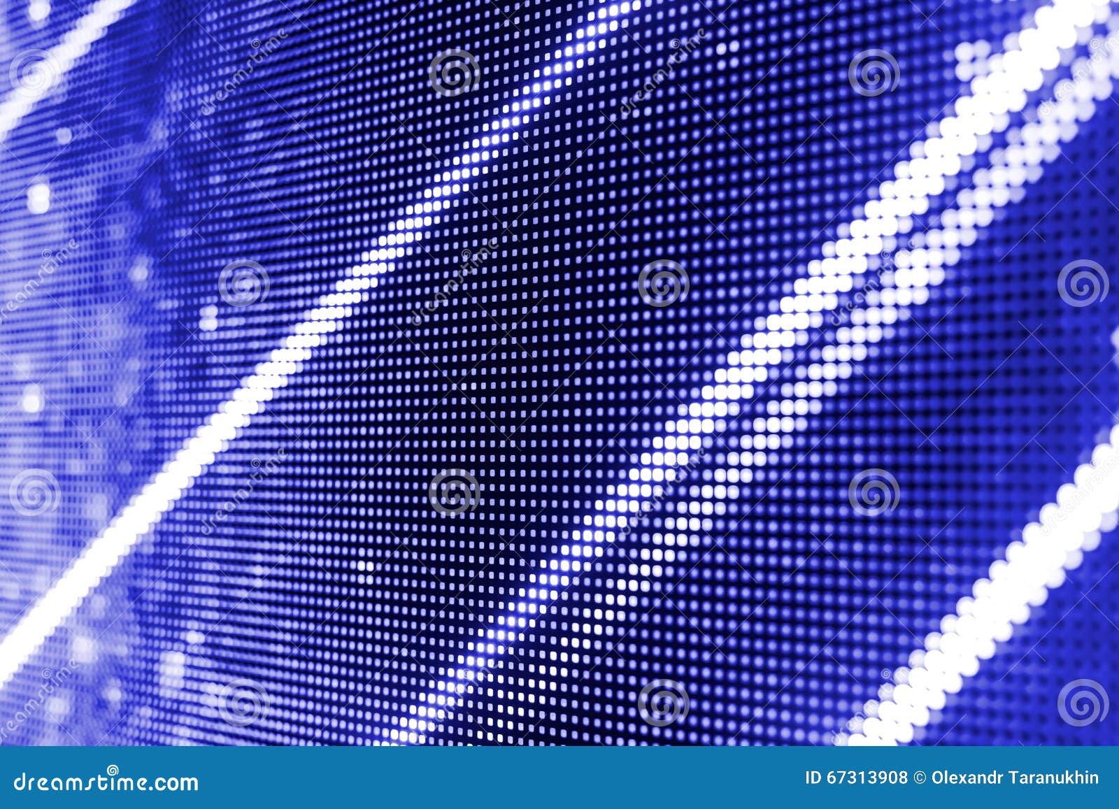 Blue LED Smd Screen with Stripes Stock Photo - Image of equipment ...