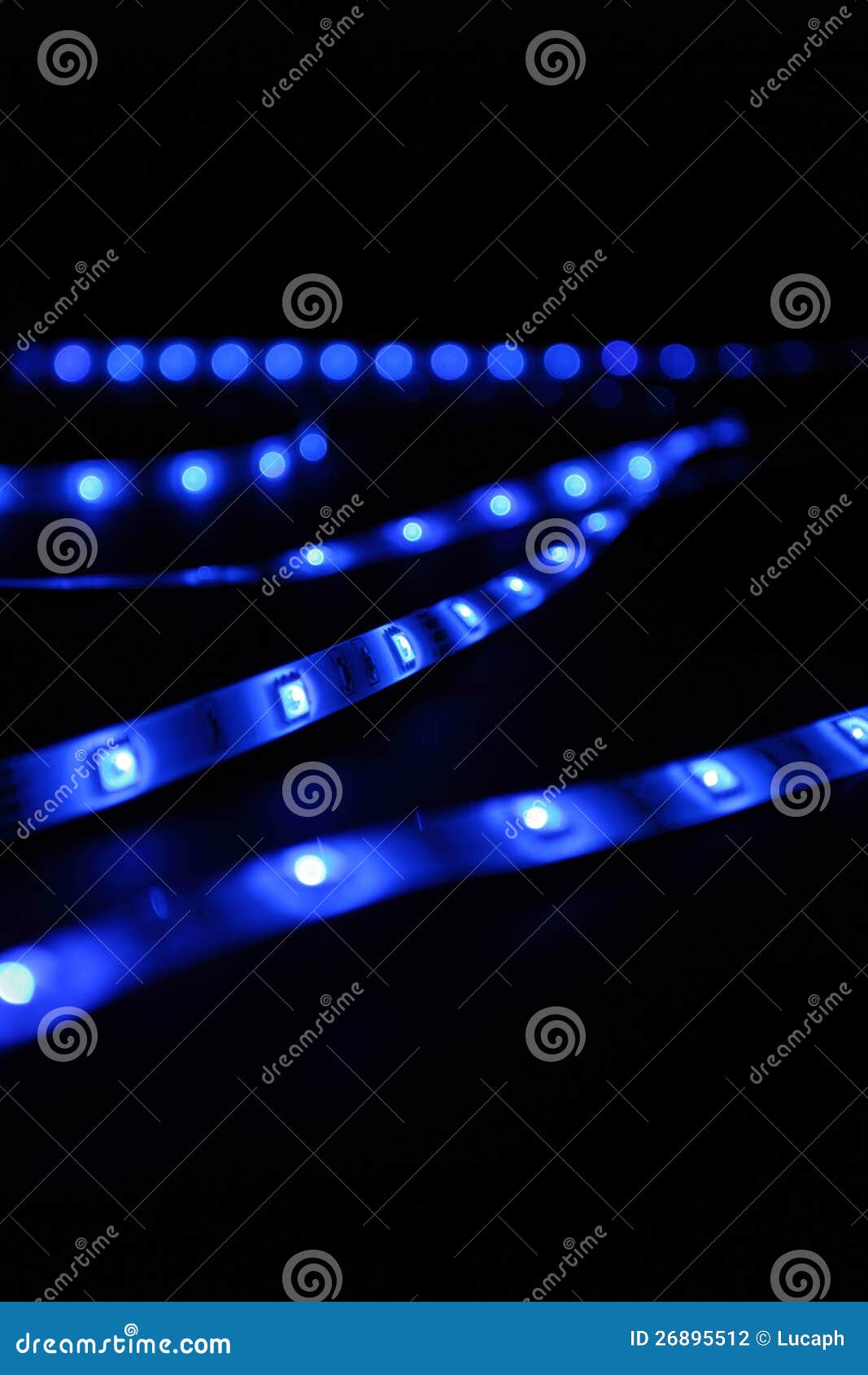 Blue leds stock photo. Image of light, blue, stripes - 26895512