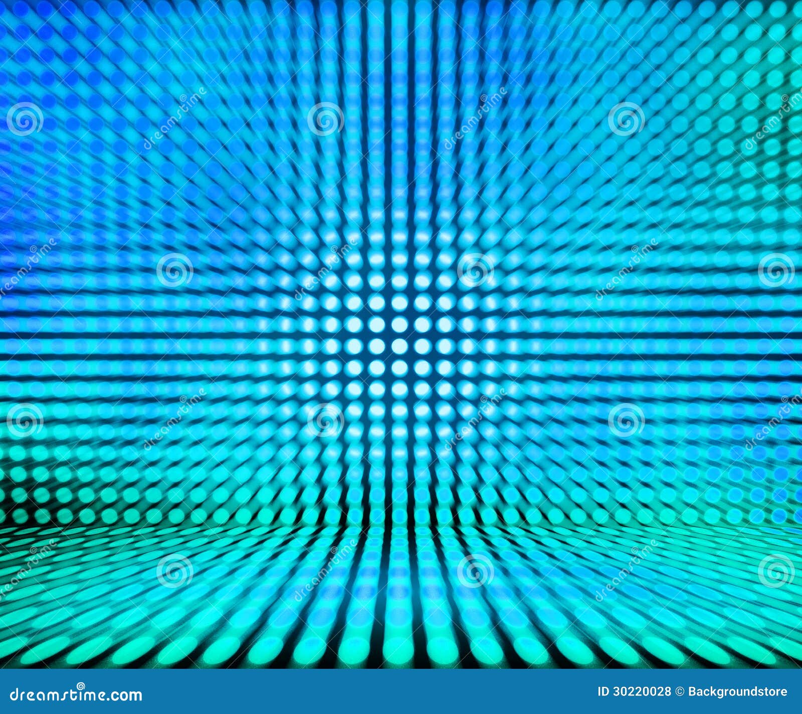 Blue Leds Light Stage Background Stock Illustration - Illustration of ...