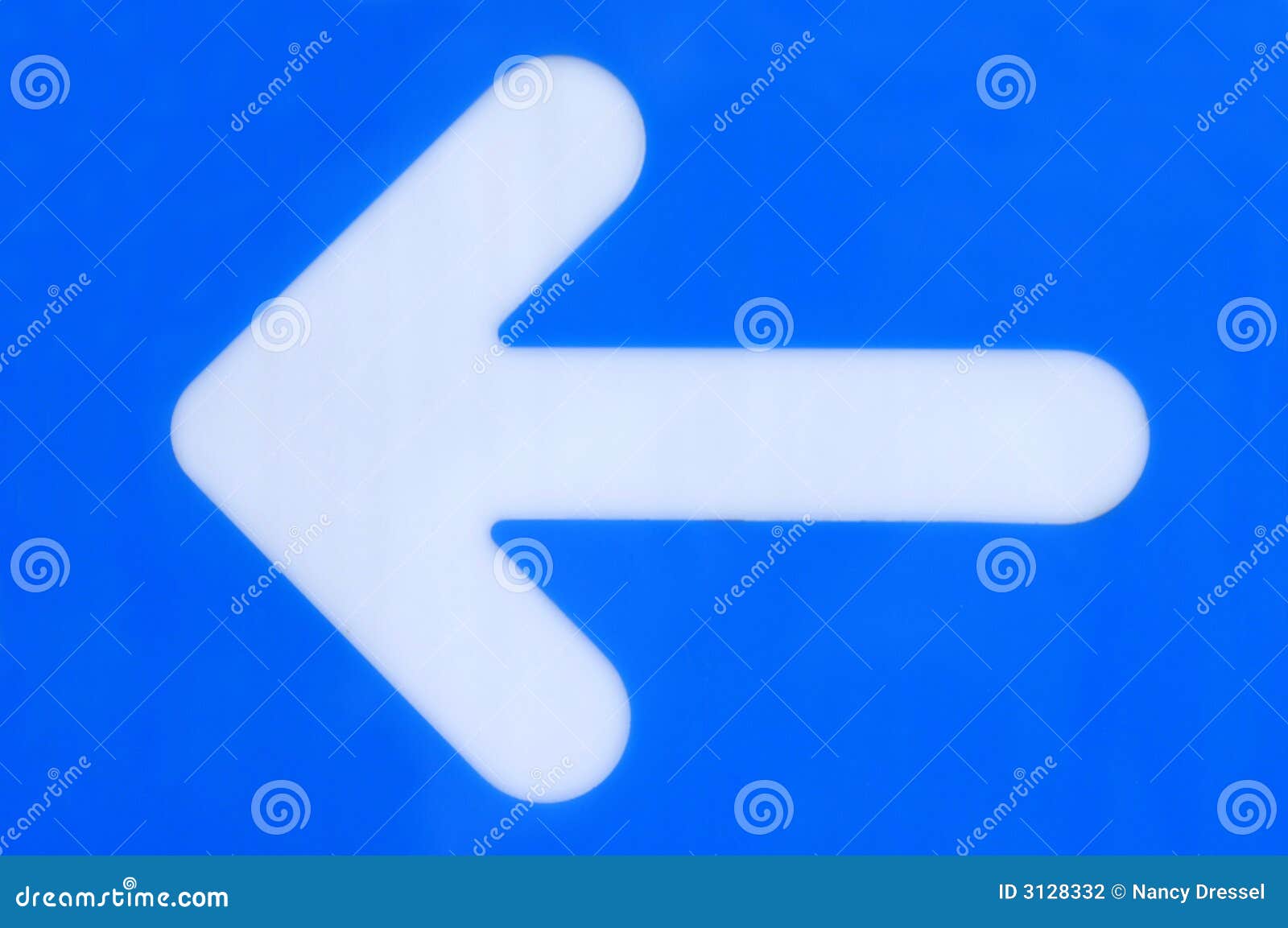 Blue left arrow stock photo. Image of arrows, resort, information - 3128332