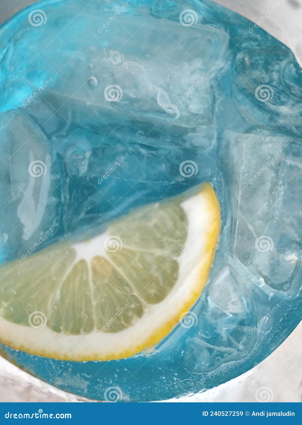 Blue lemon ice stock image. Image of plant, background - 240527259