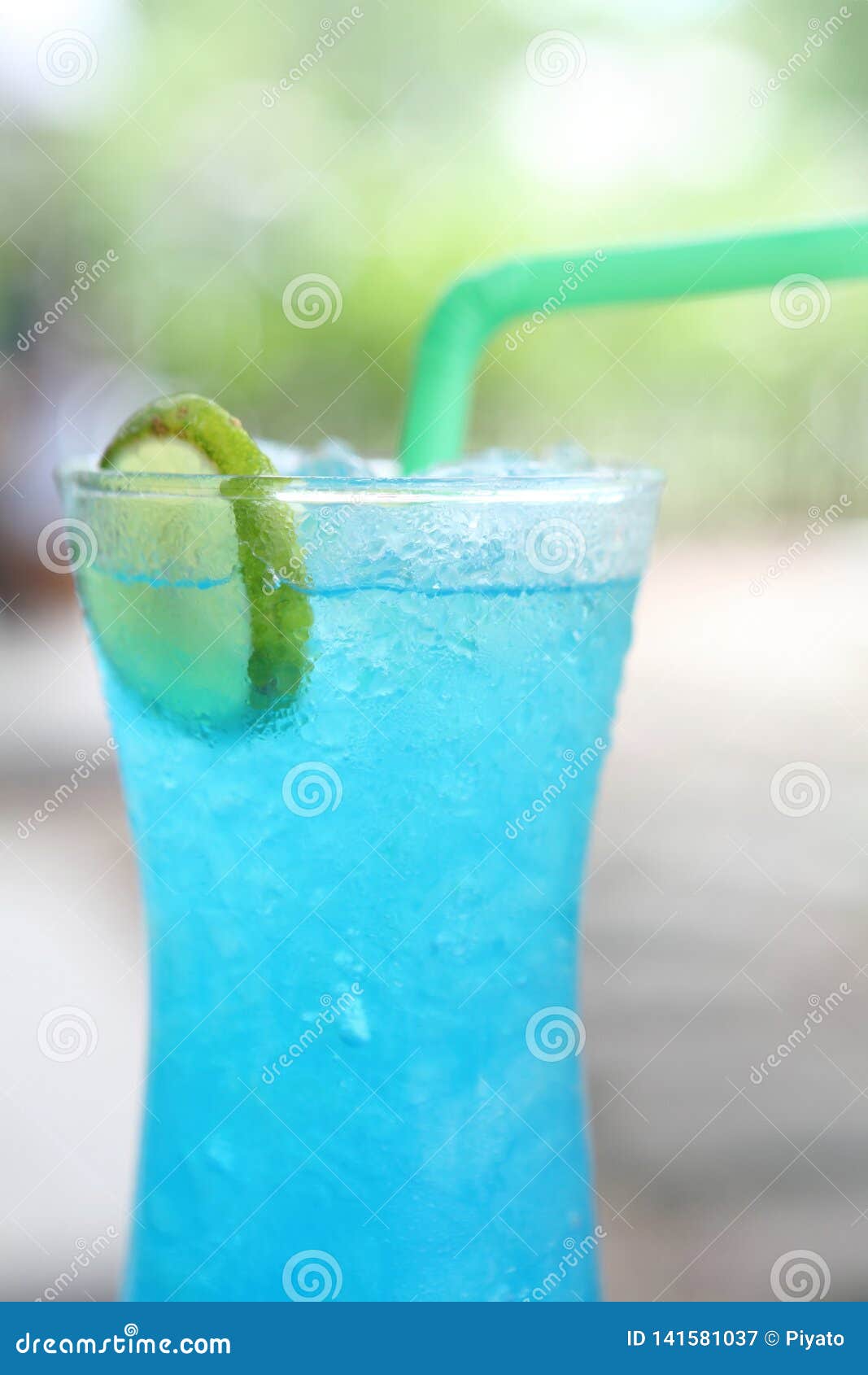 Blue lemon soda drink stock image. Image of freshness - 141581037