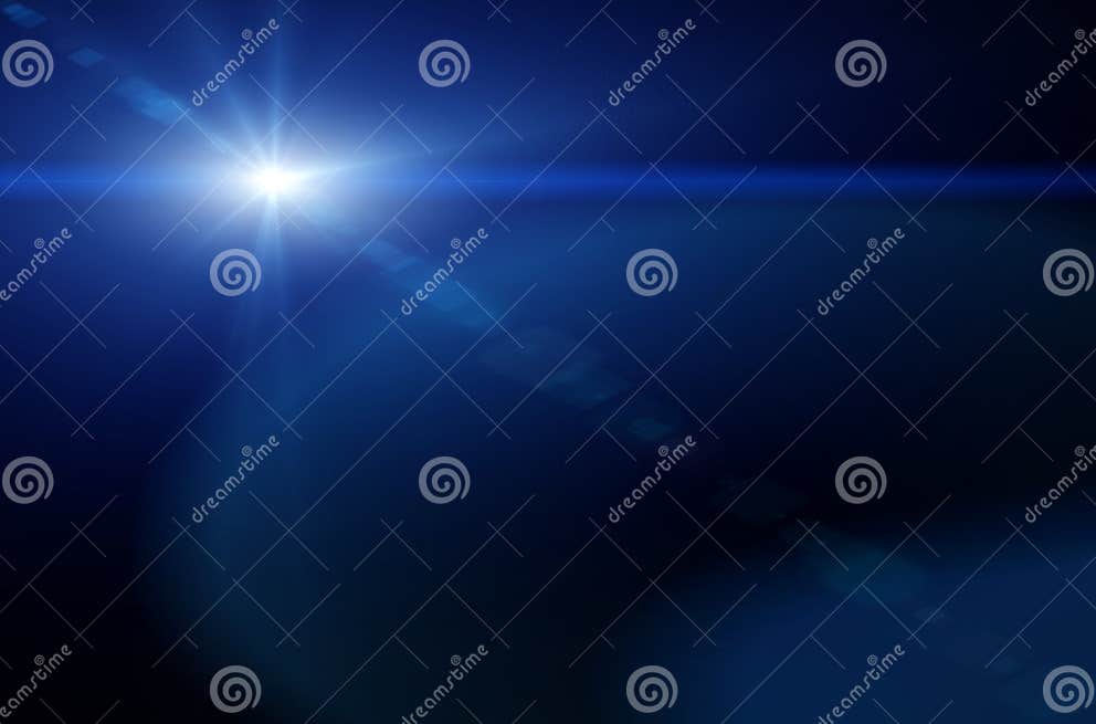 Blue lens flare stock illustration. Illustration of backdrop - 26492693