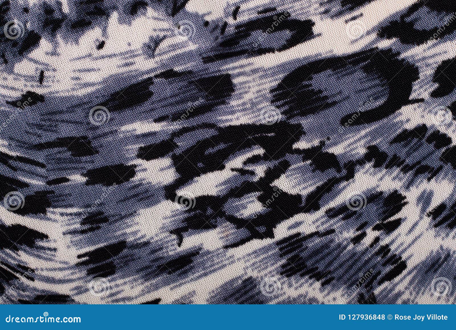 Blue leopard print cloth stock photo. Image of basket - 127936848