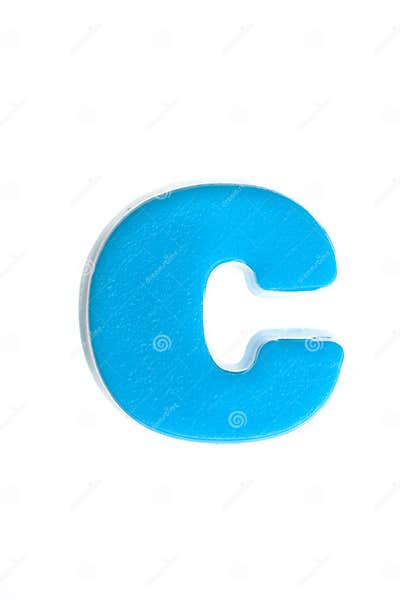 Blue letter c stock photo. Image of solid, background - 6267384