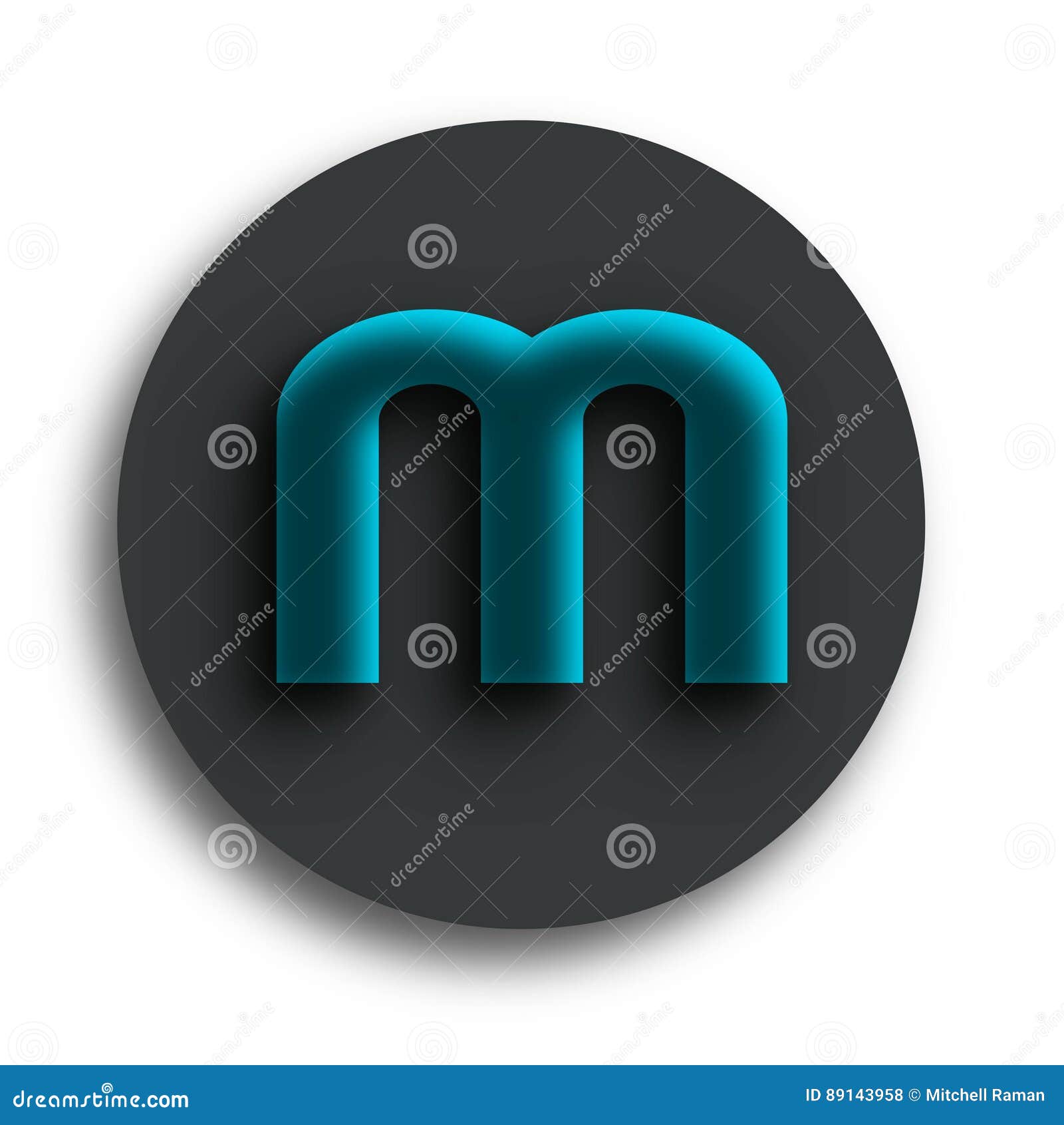 Blue Letter M Logo Concept Vector Stock Vector - Illustration of idea ...