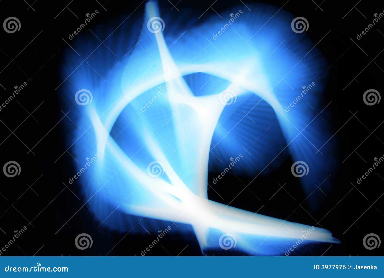 Blue light stock photo. Image of abstract, light, unique - 3977976