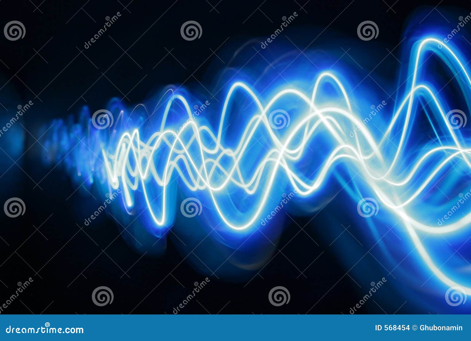 Blue Light stock photo. Image of digital, flow, hightech - 568454