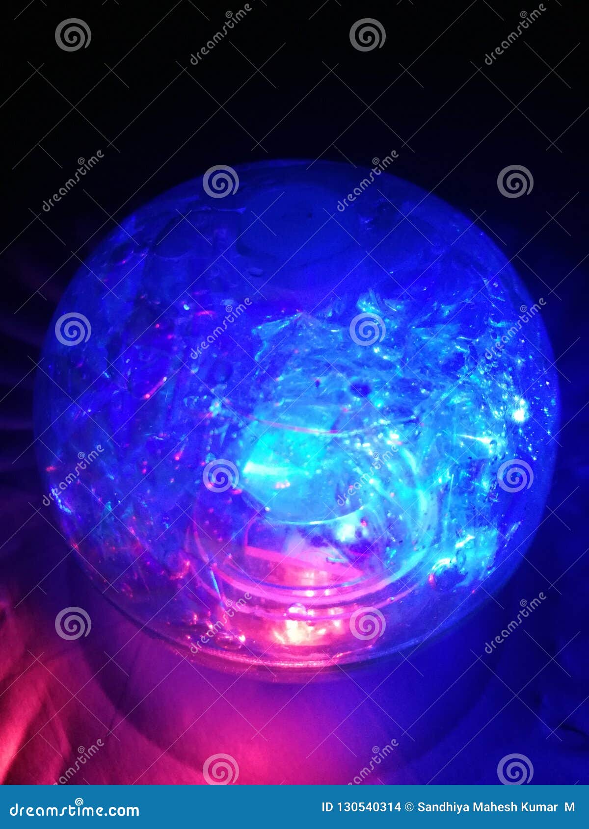Blue light stock photo. Image of light, blue, ball - 130540314