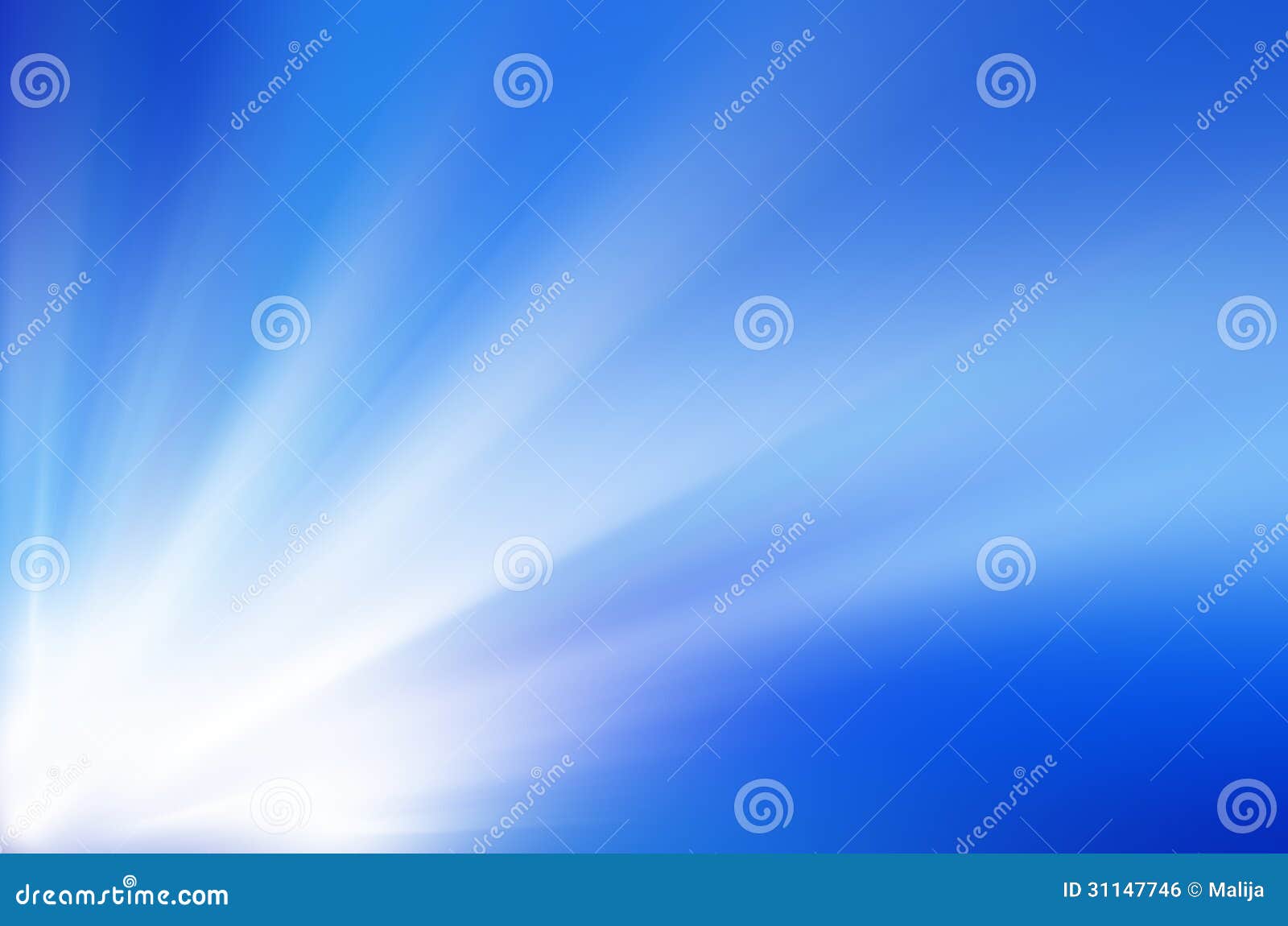 Blue light burst stock illustration. Illustration of blue - 31147746