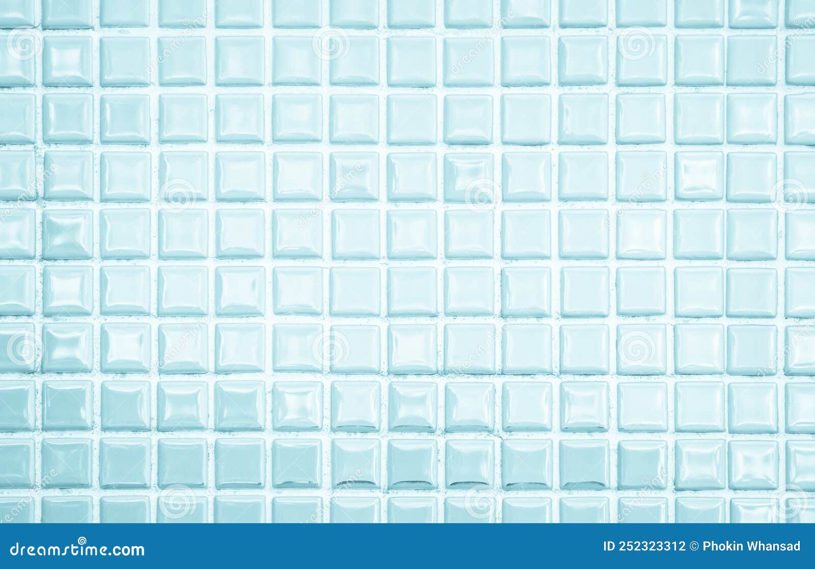 Blue Light Ceramic Wall and Floor Tiles Mosaic Background in Bathroom ...