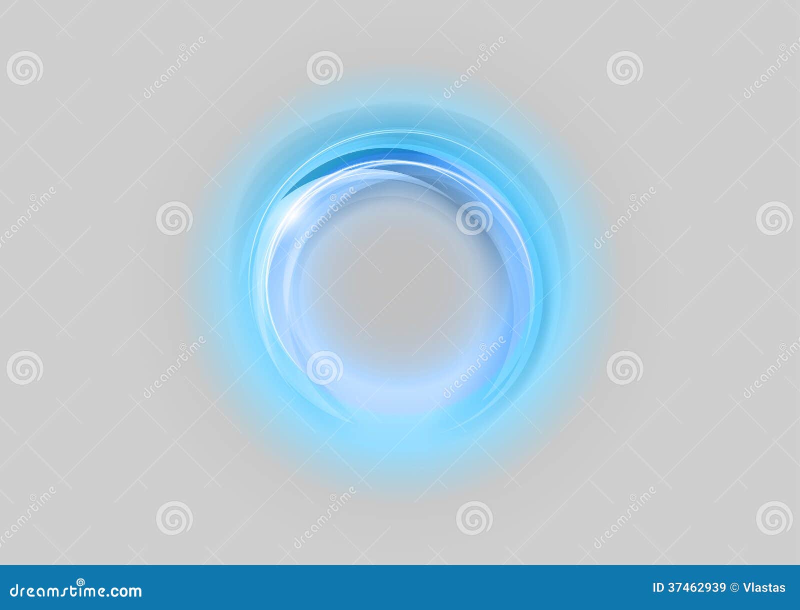 Blue Light Circle stock vector. Illustration of abstract - 37462939