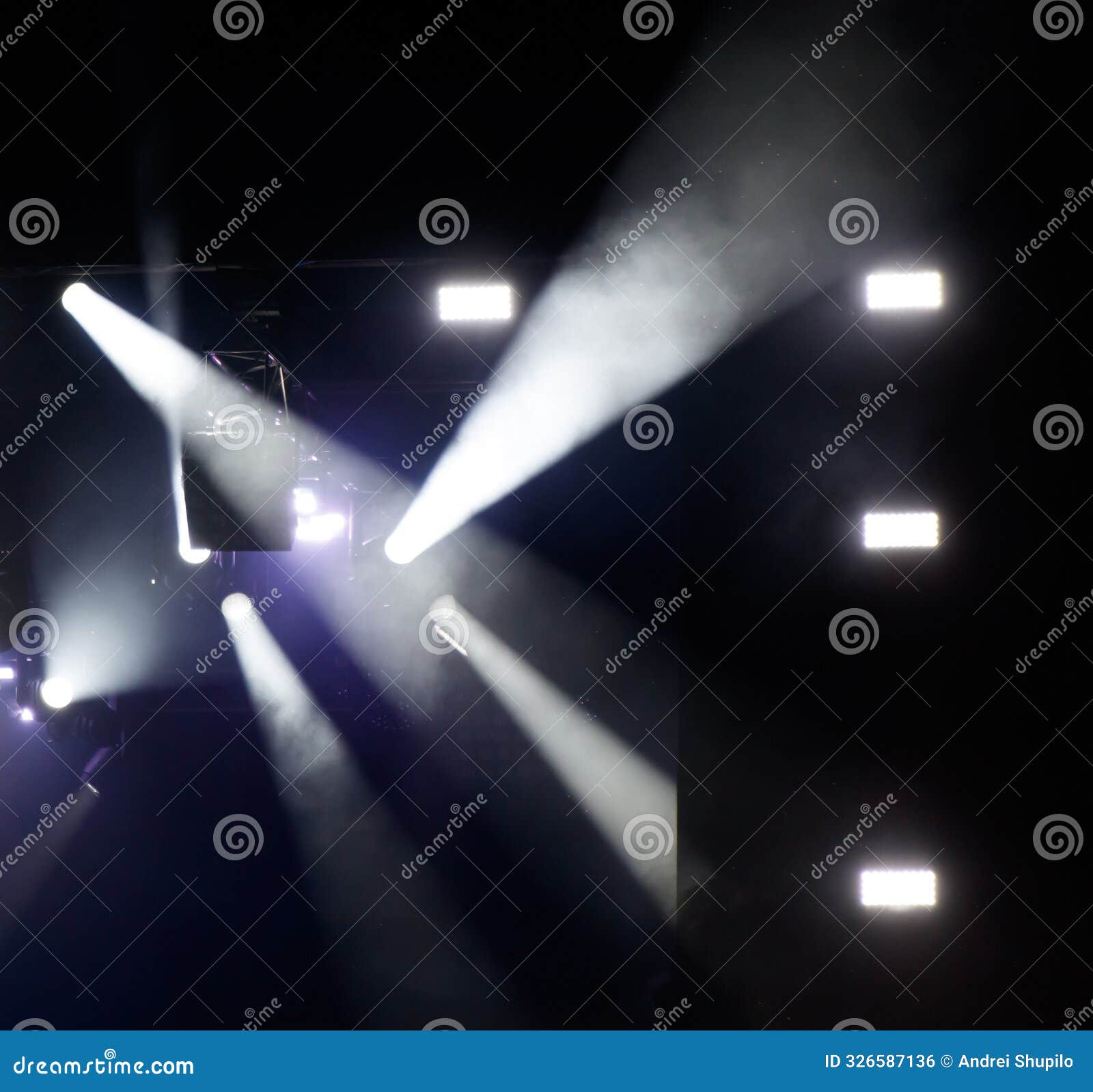 Blue Light at a Concert. Abstract Background Stock Photo - Image of ...