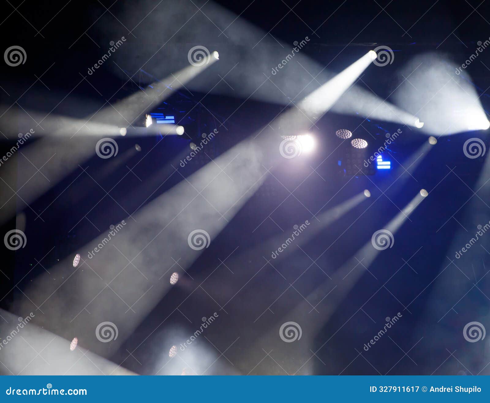 Blue Light at a Concert. Abstract Background Stock Image - Image of ...