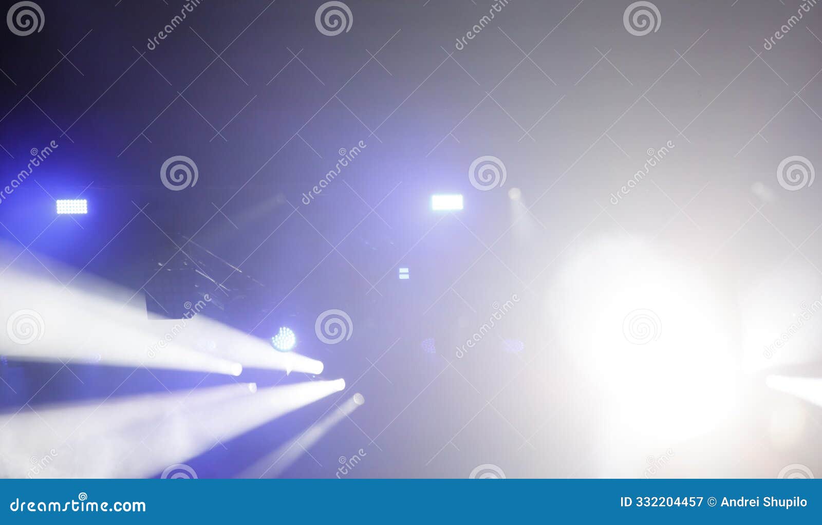 Blue Light at a Concert. Abstract Background Stock Image - Image of ...