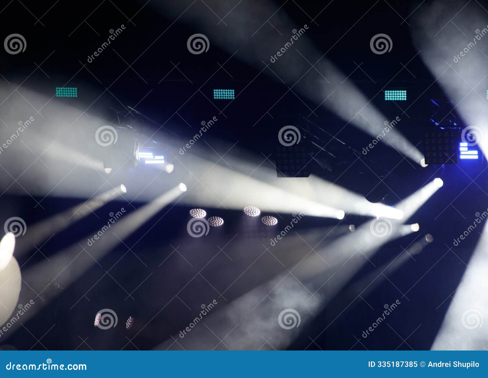 Blue Light at a Concert. Abstract Background Stock Image - Image of ...