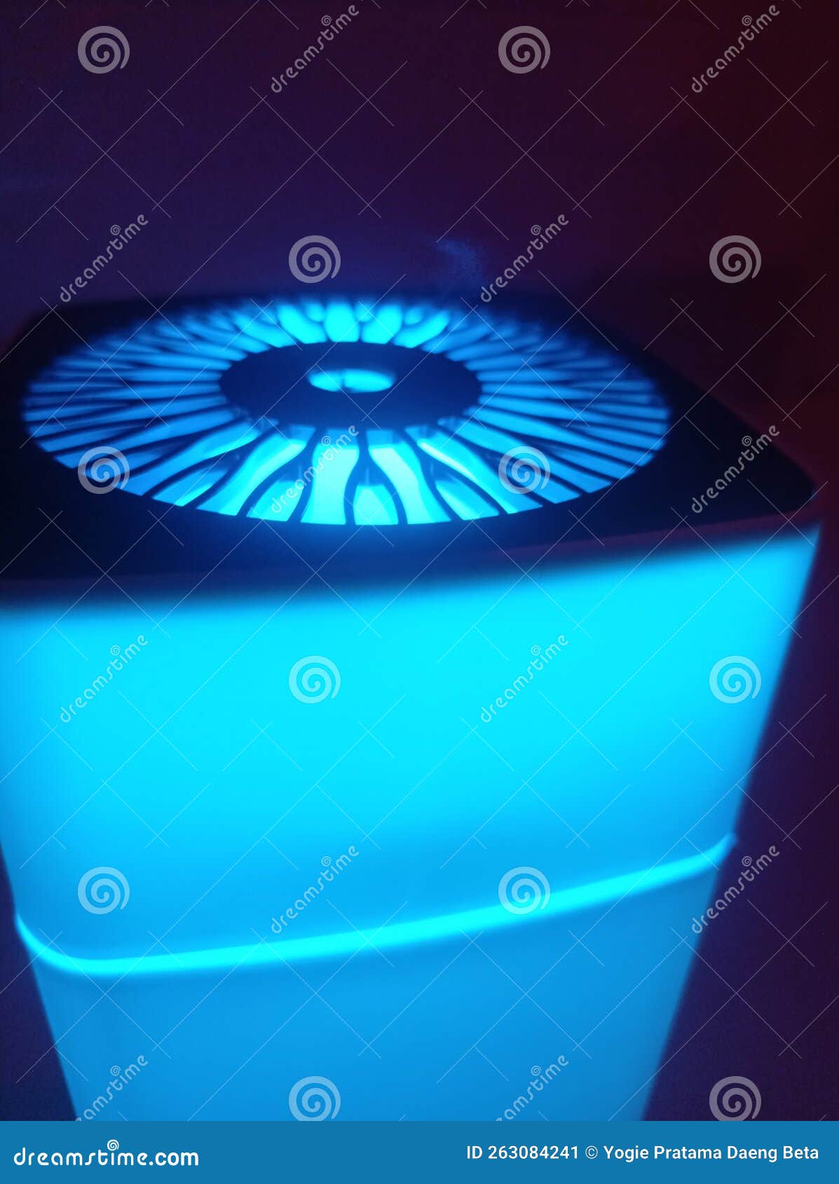 Blue Light of Diffuser stock image. Image of blue, light - 263084241