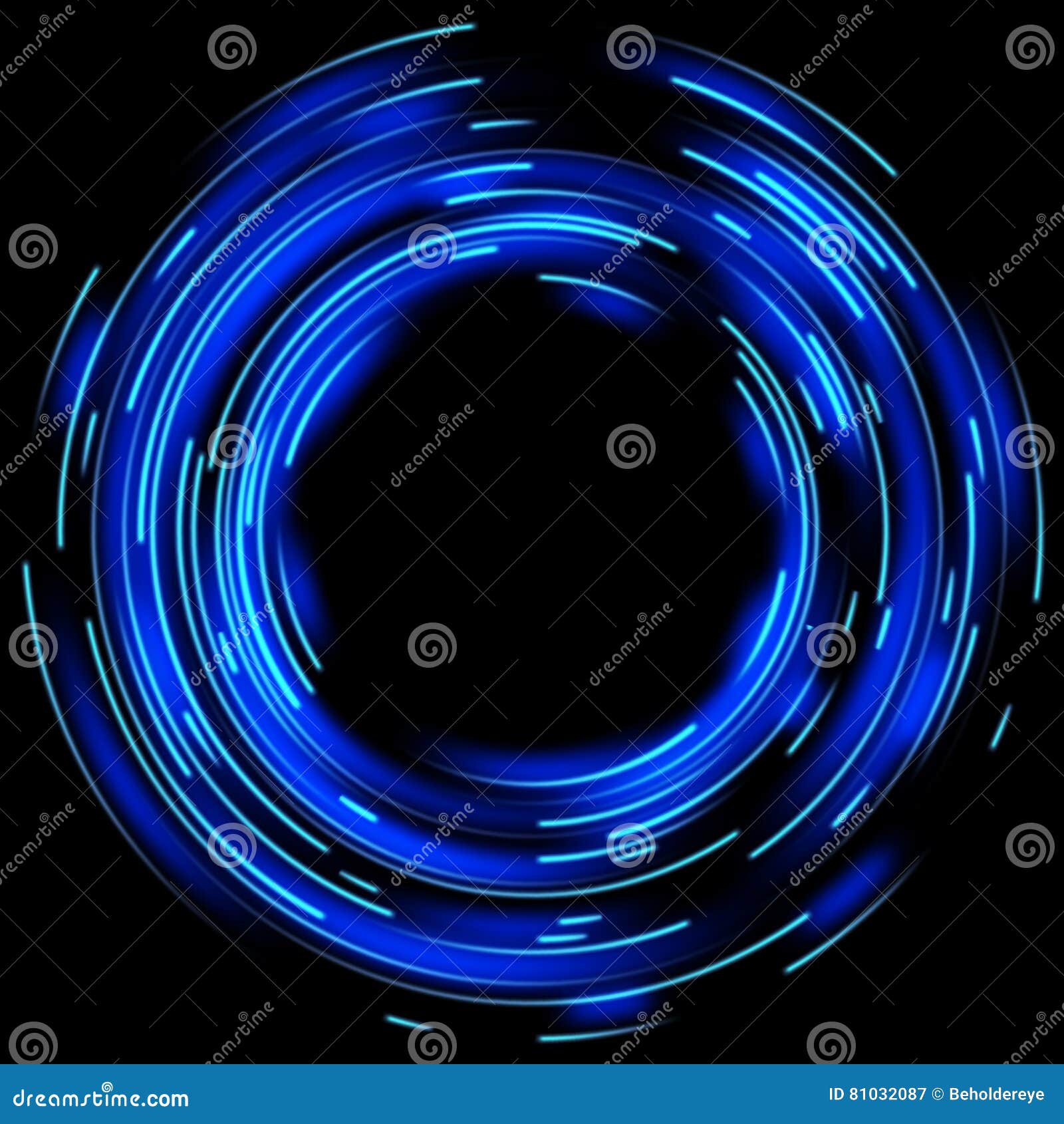 Blue light effects. EPS 10 stock vector. Illustration of modern - 81032087