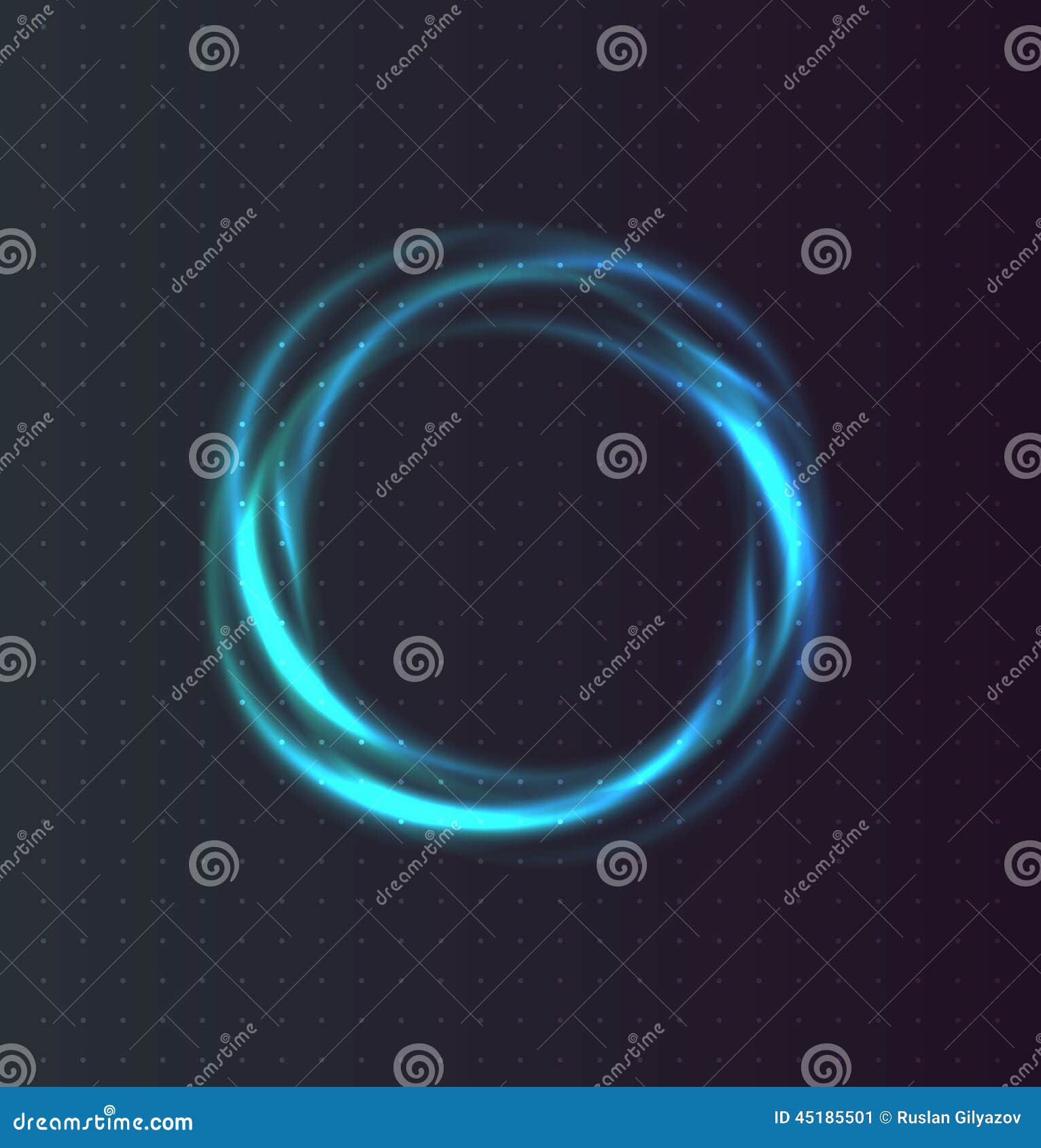 Blue Light Effects On Round Placeholder Royalty-Free Stock Photography ...