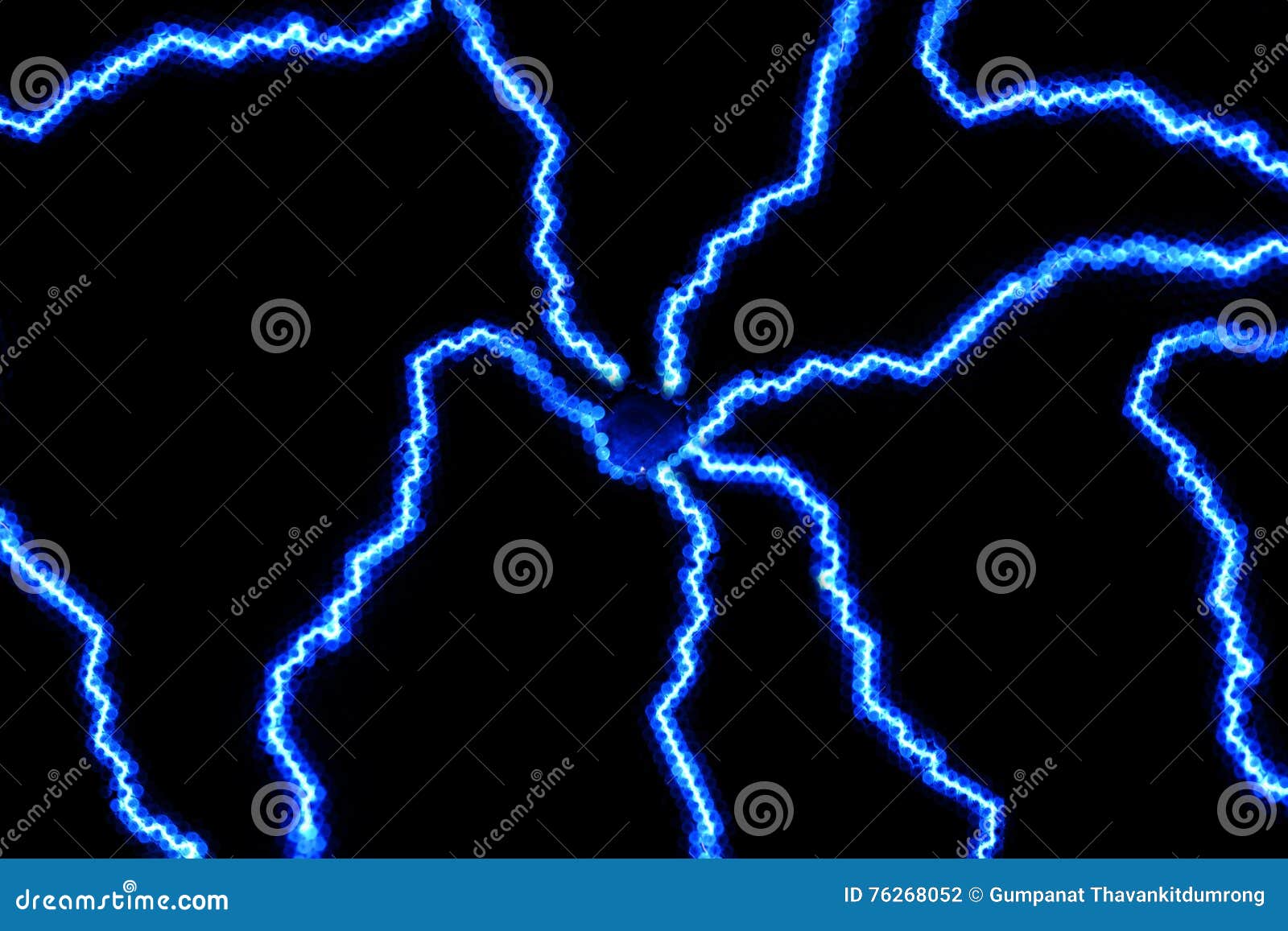 Blue Light Electric Abstract Background. Stock Photo - Image of graphic ...