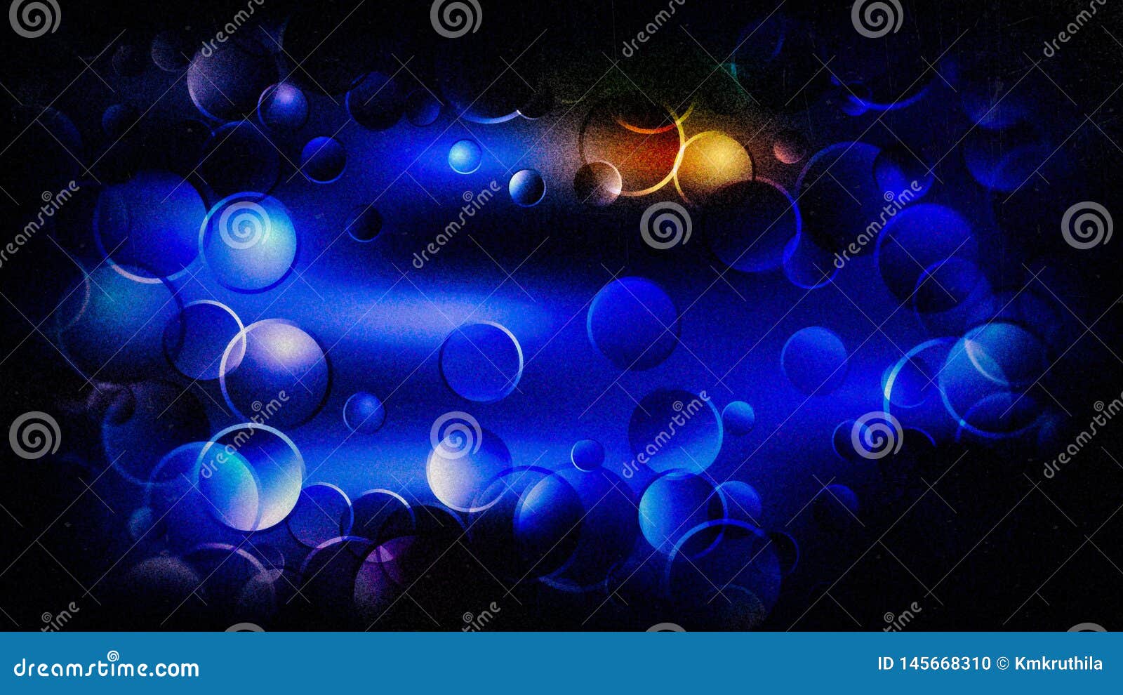 Blue Light Electric Beautiful Elegant Illustration Graphic Art Design ...