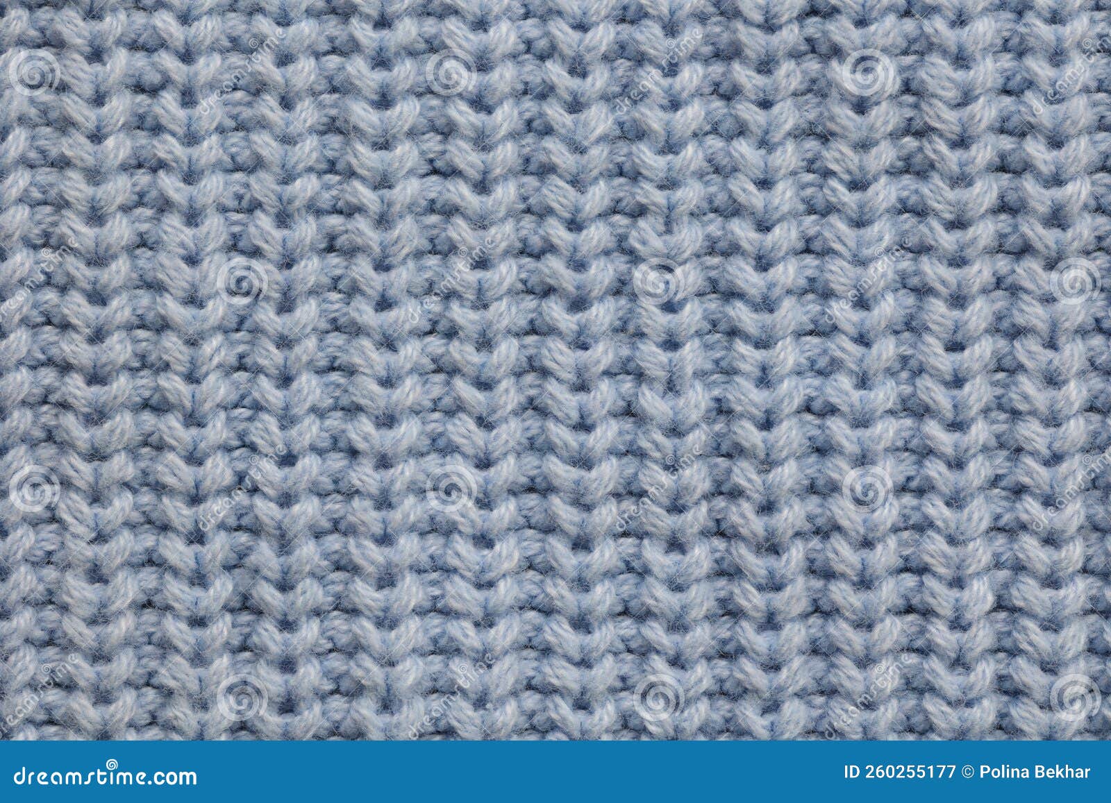 Blue Light Knitted Wool Texture Background Stock Image - Image of knit ...