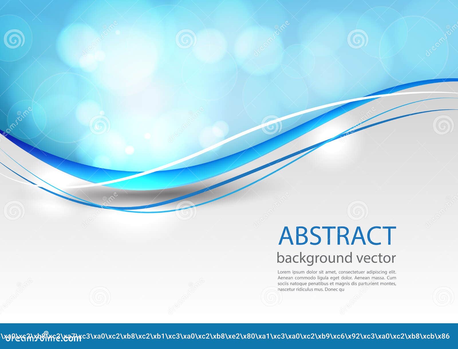Blue Line Abstract Background. Vector Illustration. Stock Vector ...