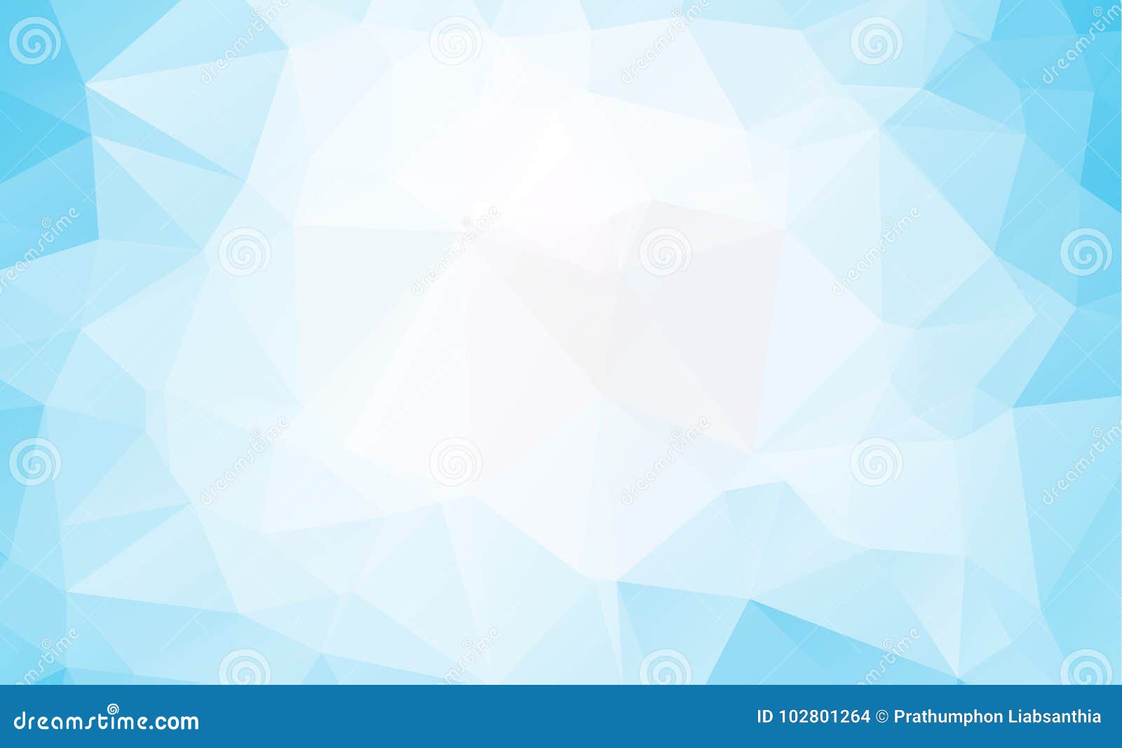 Blue Light Polygonal Low Polygon Triangle Pattern Background Stock Illustration - Illustration ...
