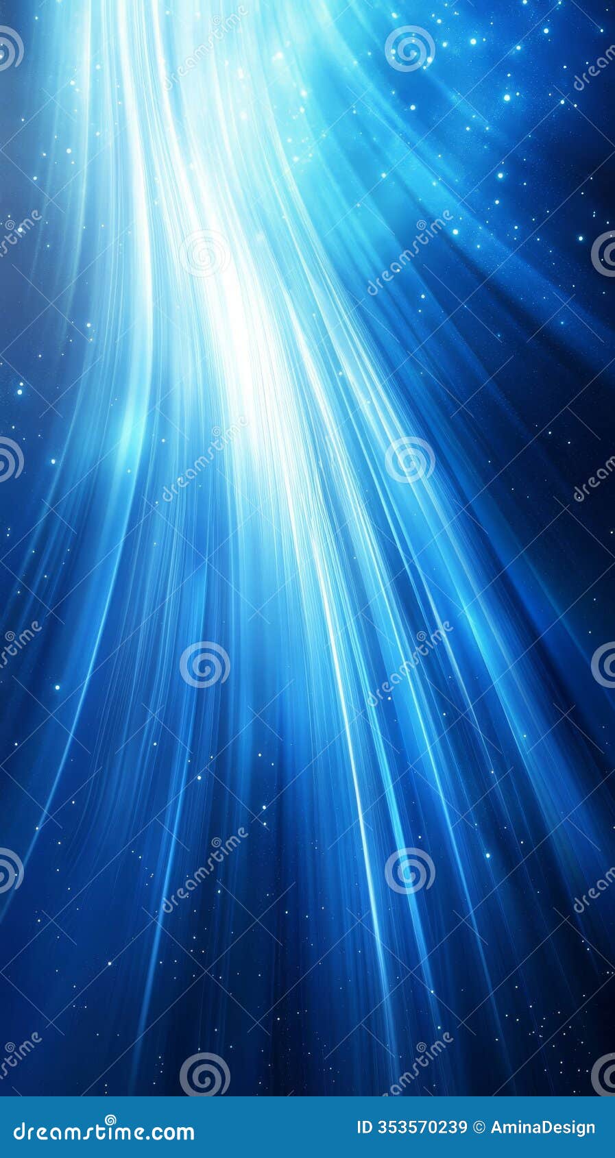 Blue Light Rays Background, Perfect for Science and Technology ...