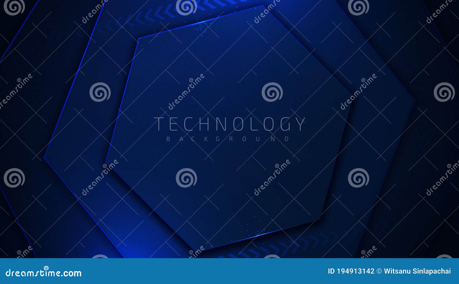 Blue Light Sparkle Line on Dark , Technology Design Concept . Abstract ...