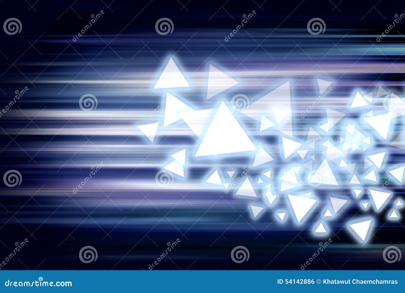 Blue Light and Stripes Moving Fast Background Stock Illustration ...
