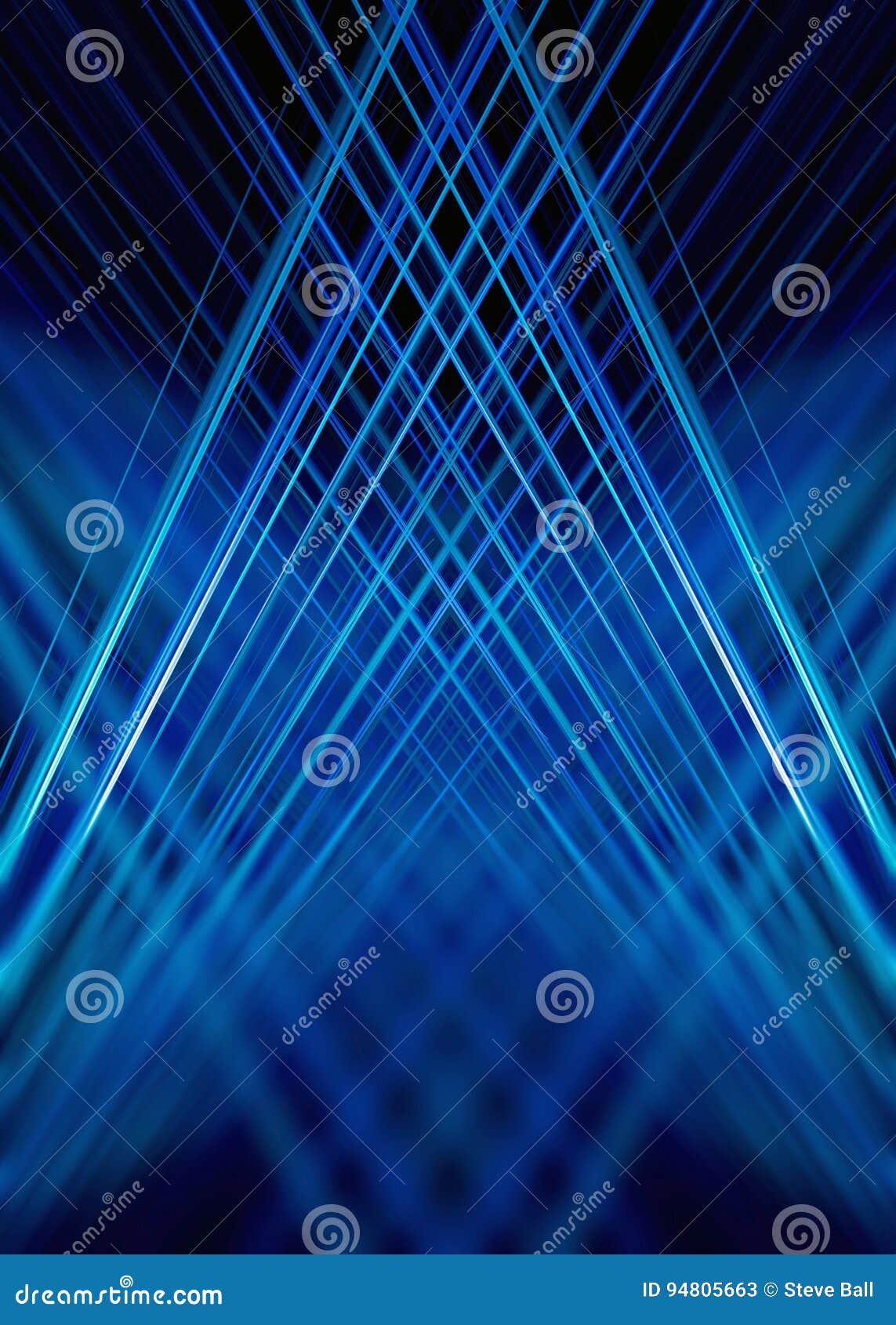 Blue Light Trails Background Stock Illustration - Illustration of blur ...
